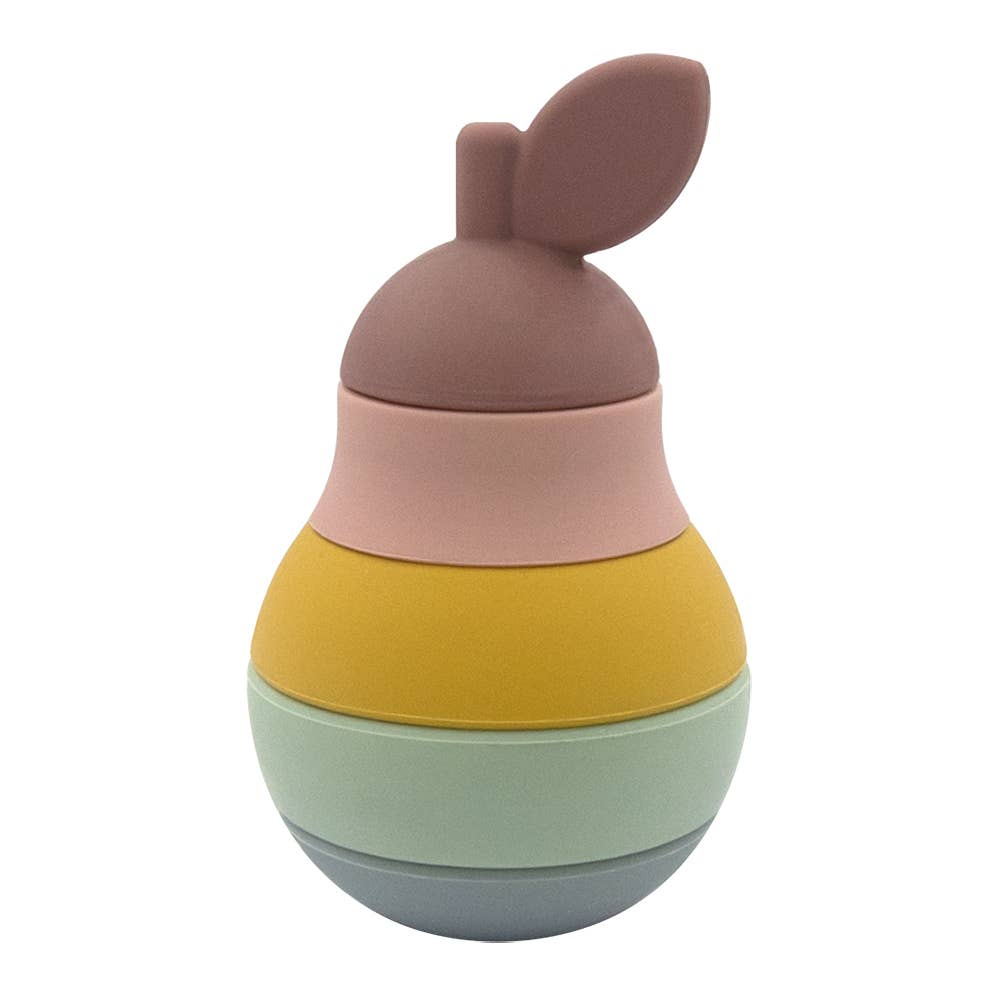 Silicone Pear Stacking Puzzle – Ollie & Oak